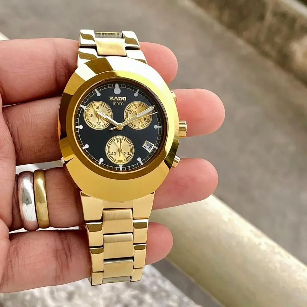 Rado Diastar Gold Watch First Copy Surat – Chronograph